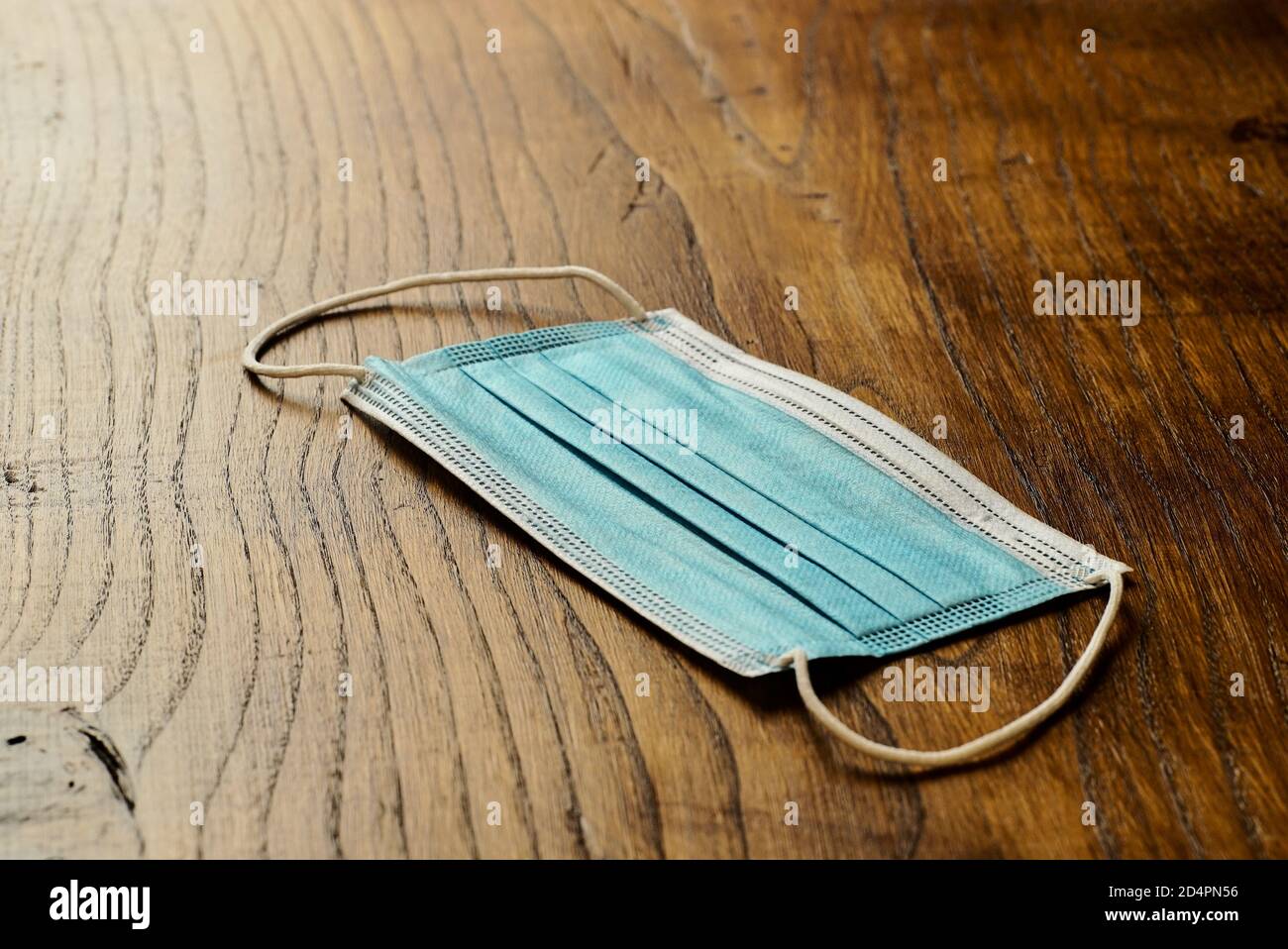 new normal. objects of everyday life after the coronavirus. on wooden ...