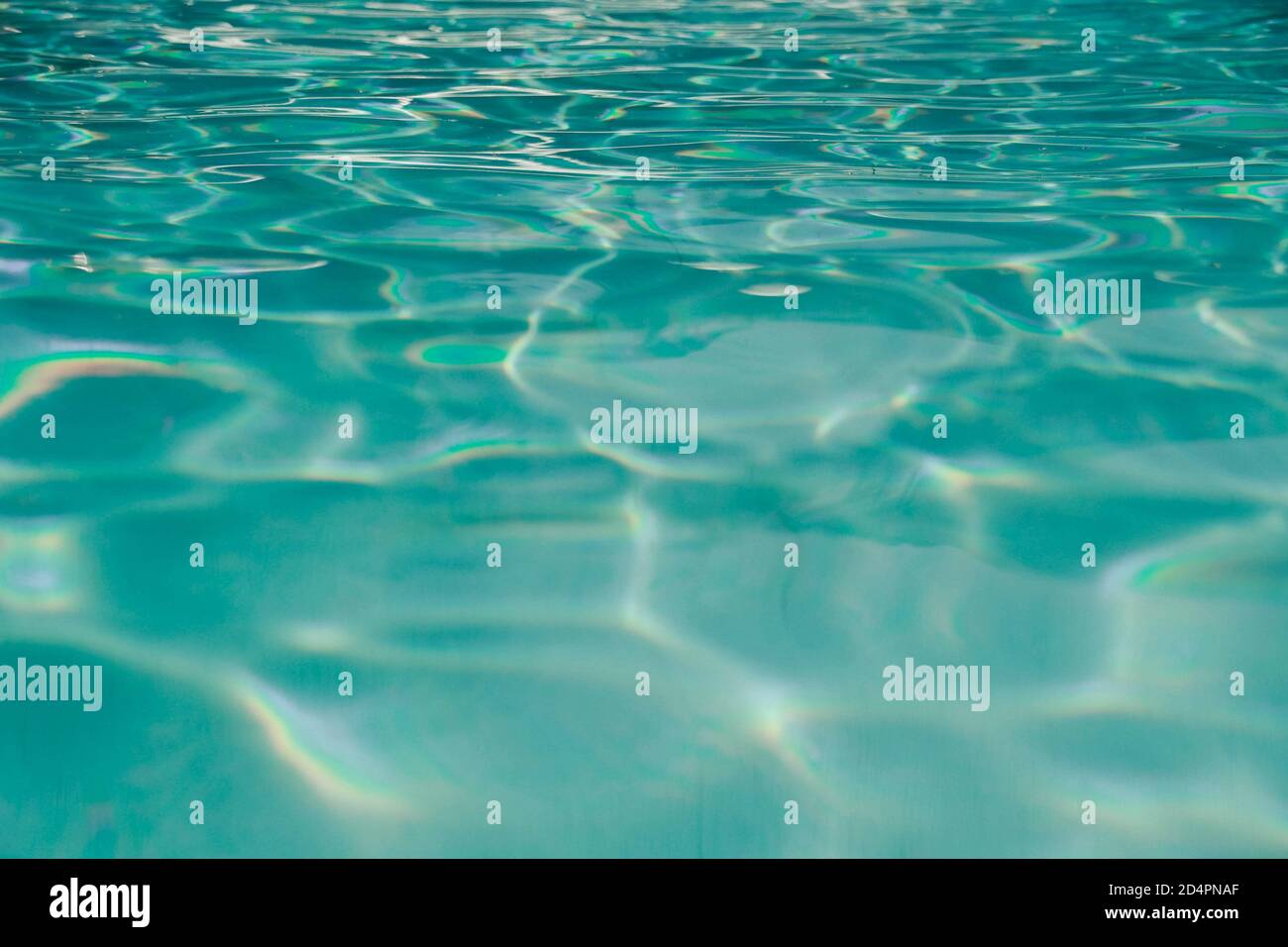Beautiful shot of ripples in the pool water Stock Photo - Alamy