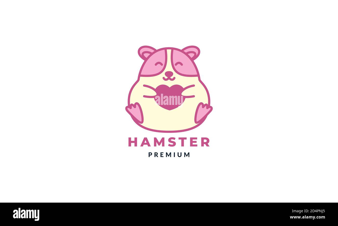 Hamster logo vector hi-res stock photography and images - Alamy