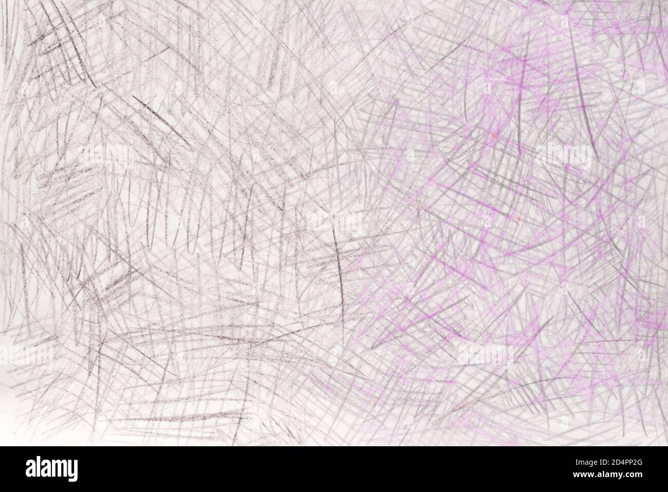 lila and black color pastel crayon background texture on white paper ...