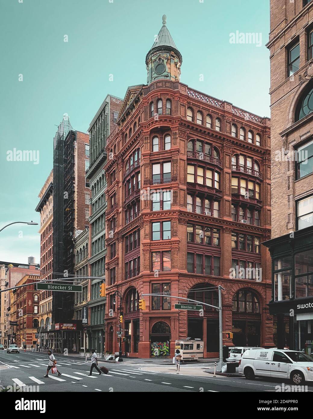 Architecture at the intersection of Broadway & Bleecker Street, in Noho ...