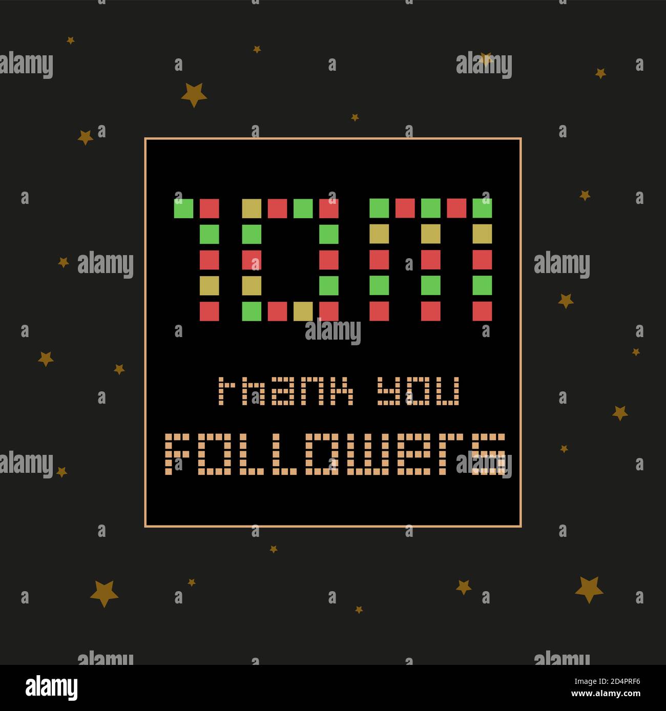 Thanking Post to the followers for completing 10M followers on social ...
