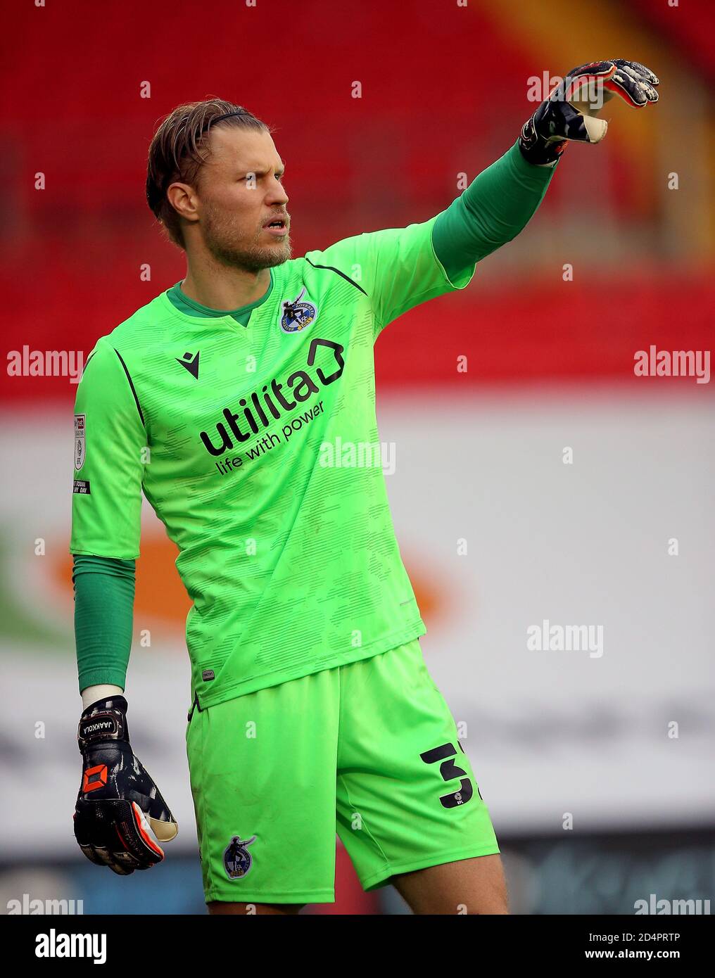 Bristol Rovers goalkeeper Anssi Jaakkola during the Sky Bet League One ...
