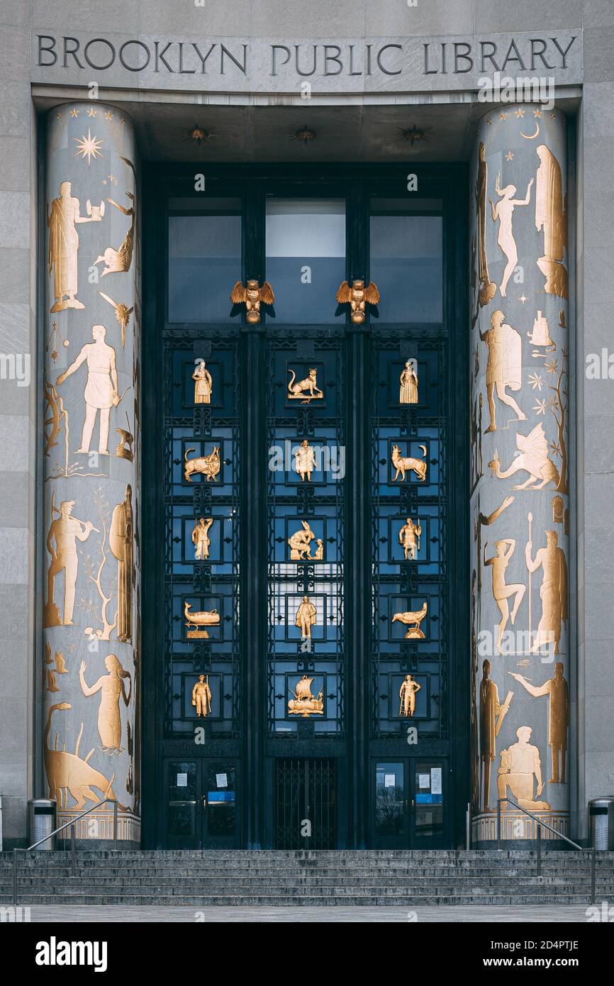 Brooklyn Public Library - Central Branch in New York City Stock Photo ...