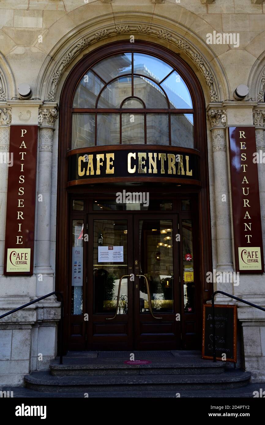 Vienna, Austria. Cafe Central in Vienna Stock Photo - Alamy