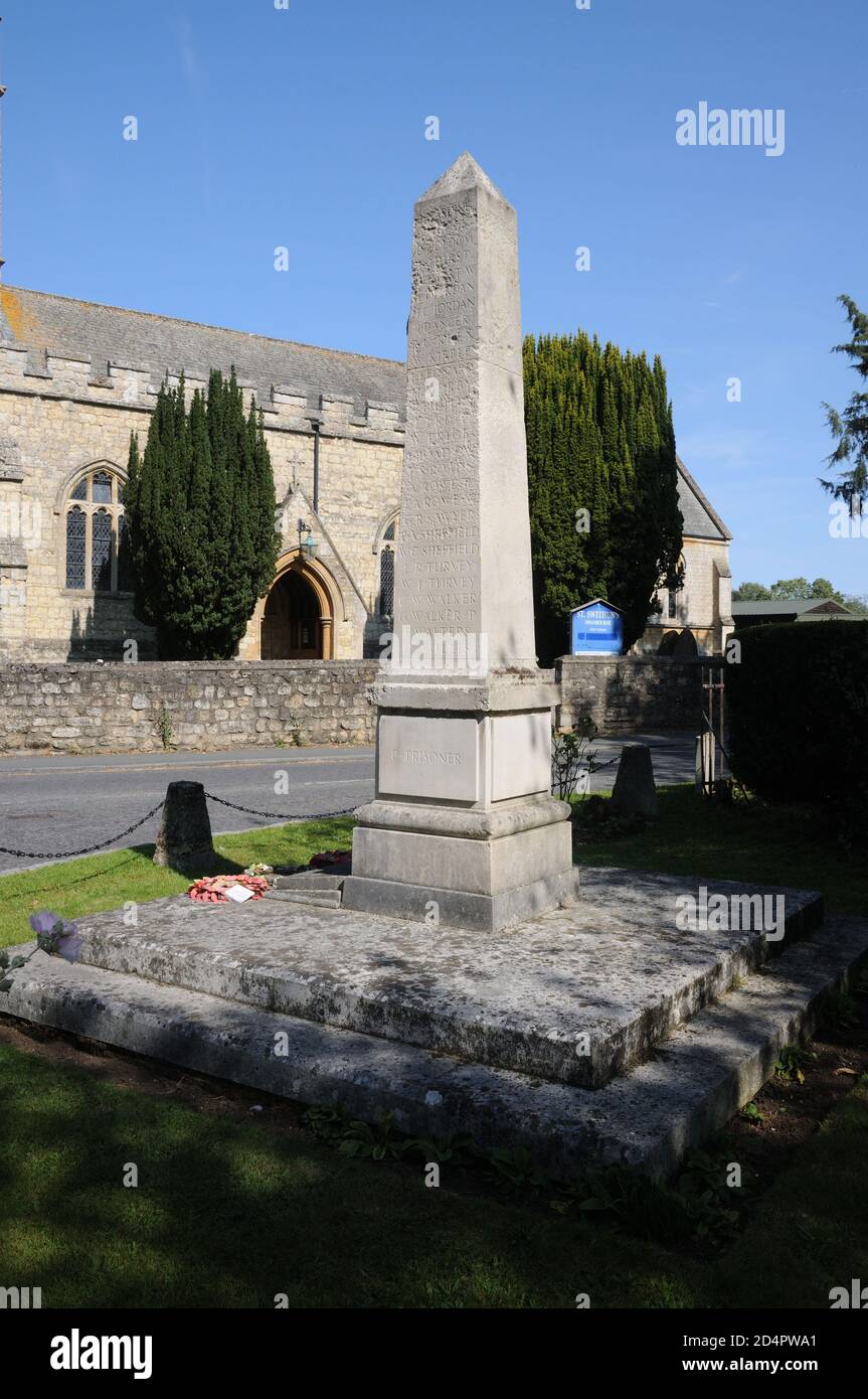 War Memorial, Swanbourne, Buckinghamshire Stock Photo - Alamy