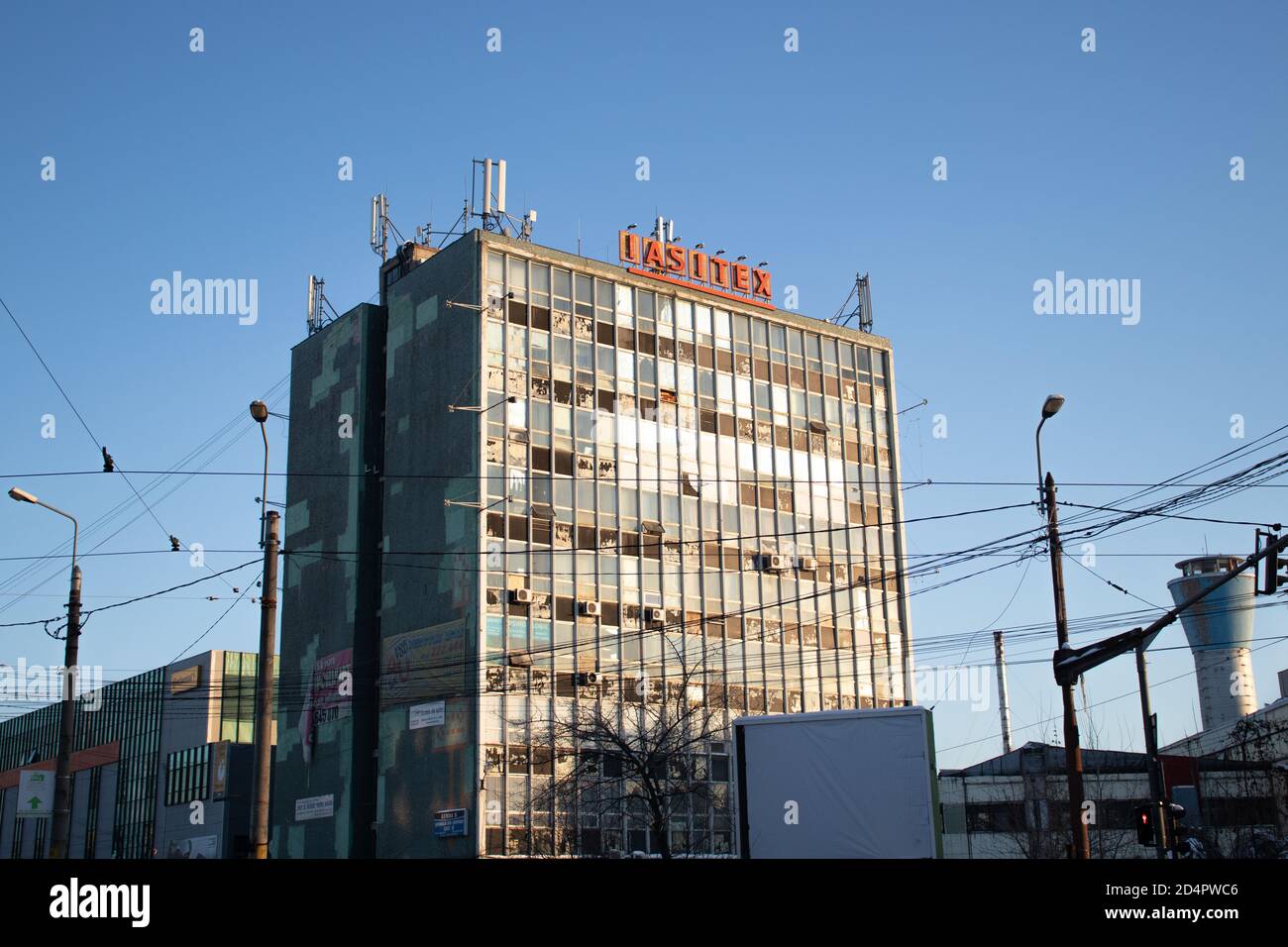 Old Textile factory, sunshine coming, vintage Stock Photo - Alamy
