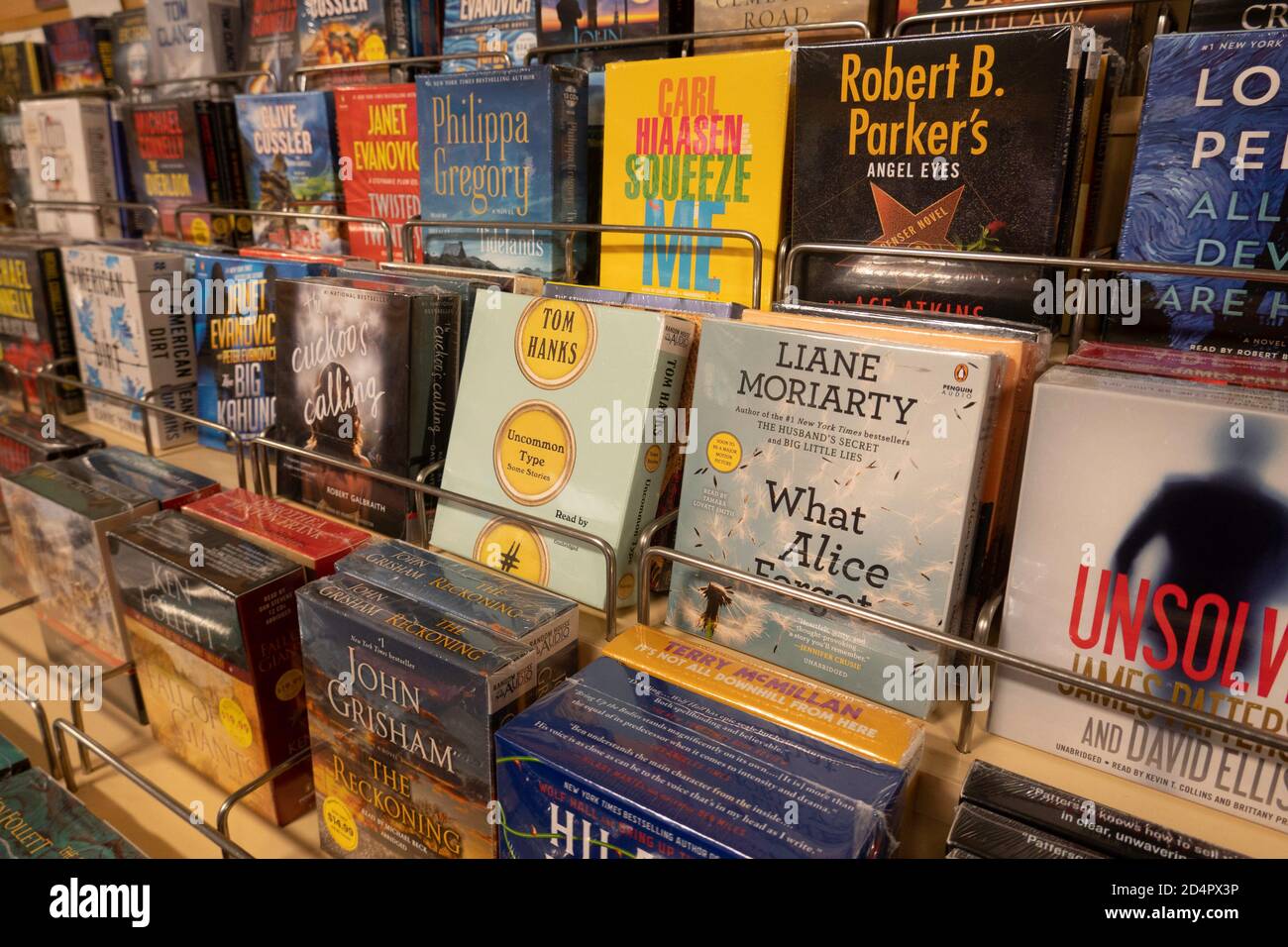 Barnes & Noble Booksellers Audio Book Display, NYC, USA Stock Photo - Alamy