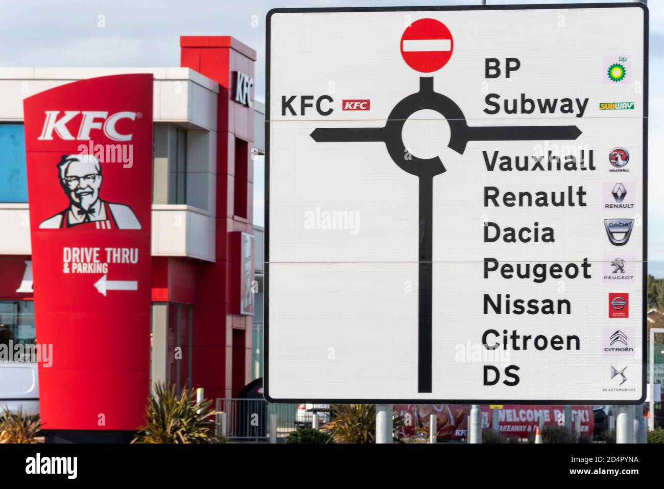 Kfc sign hi-res stock photography and images - Alamy
