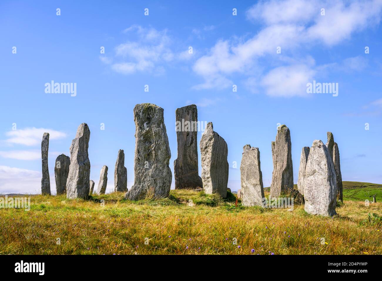 Callanish Standing Stones, 3000 year old stone circle, Isle of Lewis ...