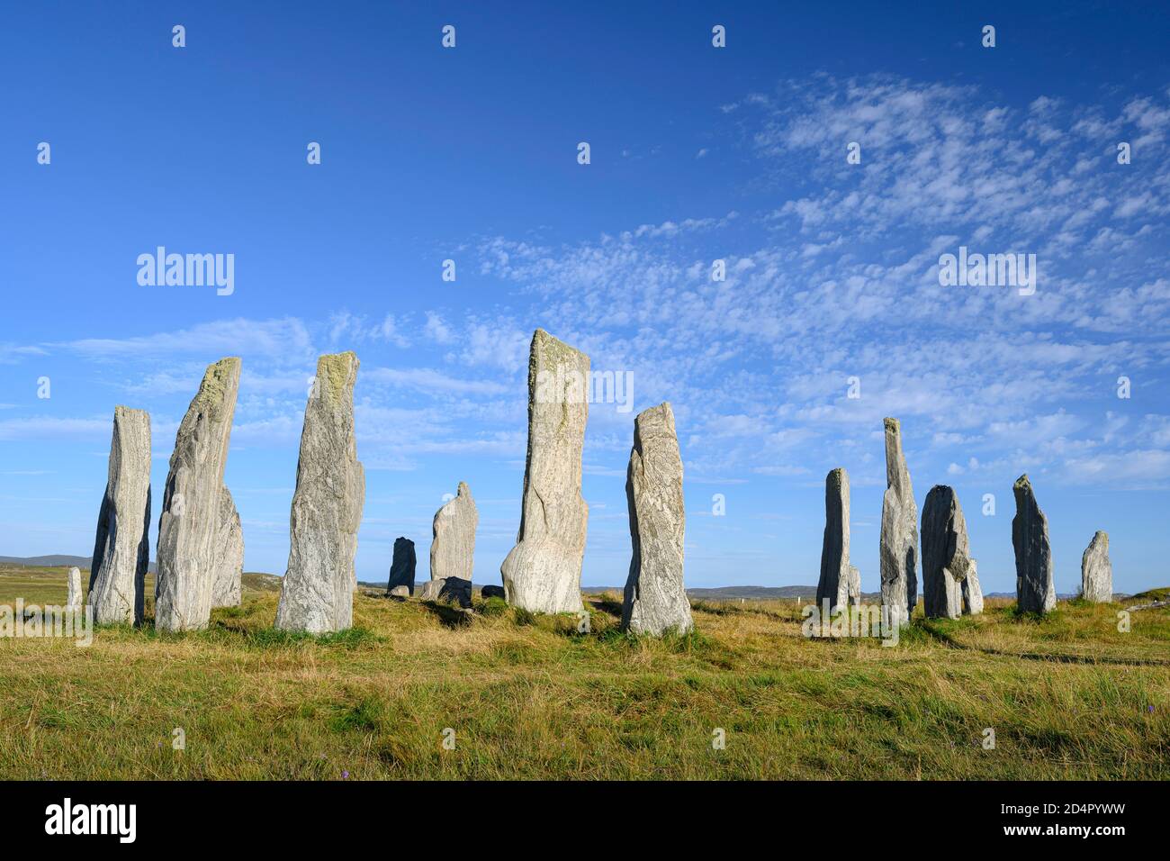 Megalithic stone formation Callanish Standing Stones, Isle of Lewis ...