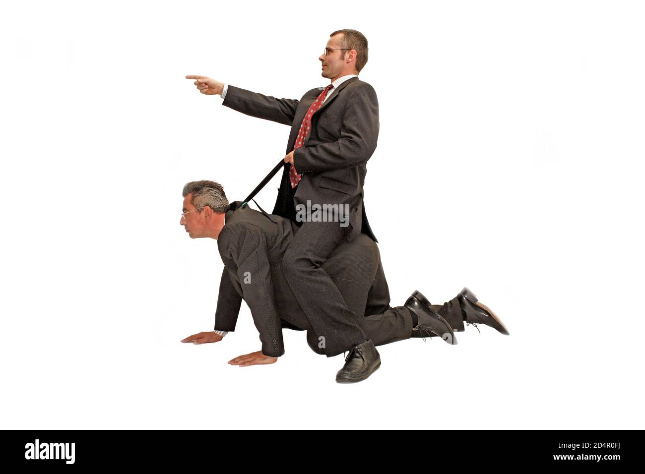 Businessman, two, boss, suit and tie, Berlin, Germany, Europe Stock ...