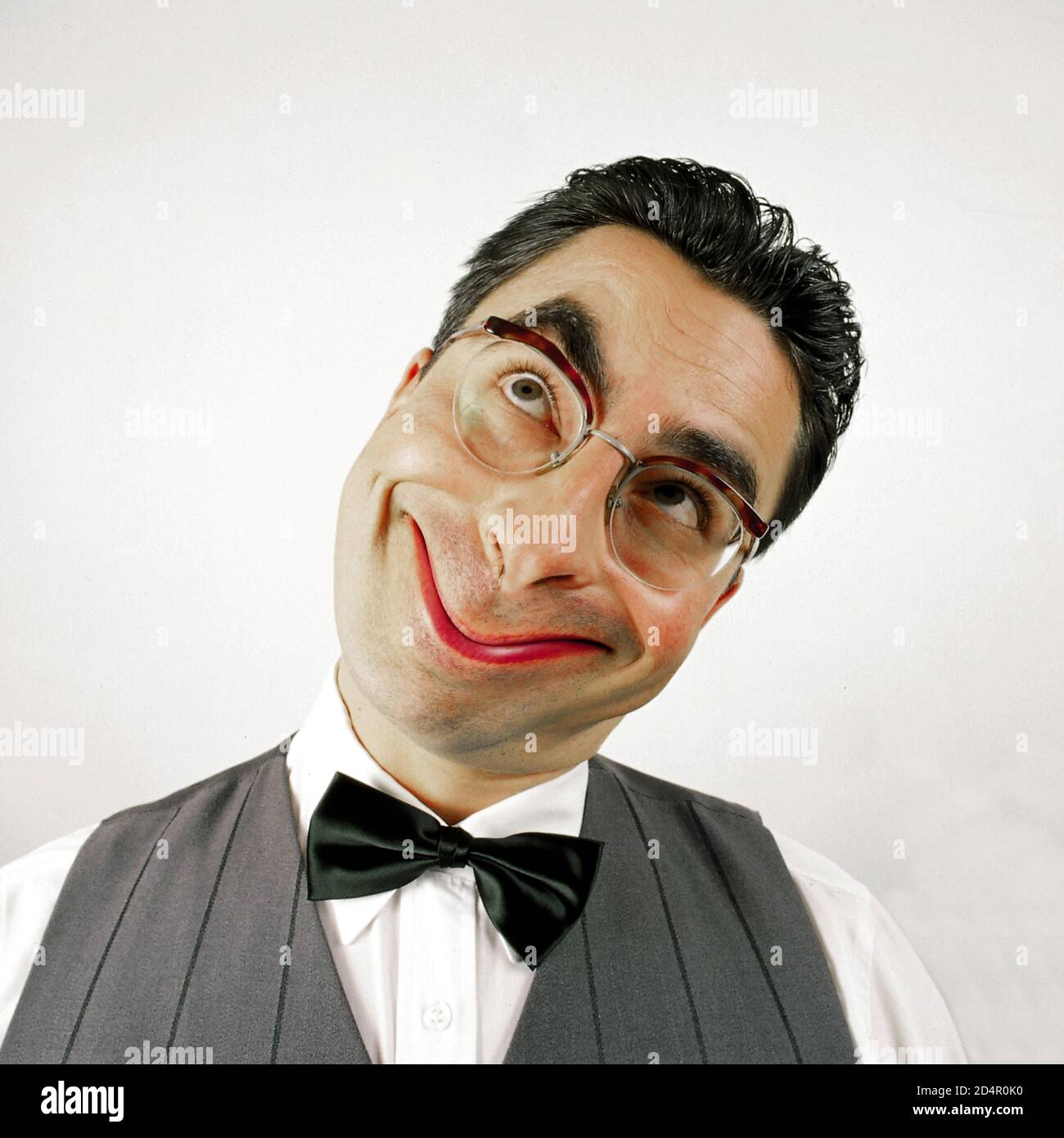 Cartoon grinning man hi-res stock photography and images - Alamy