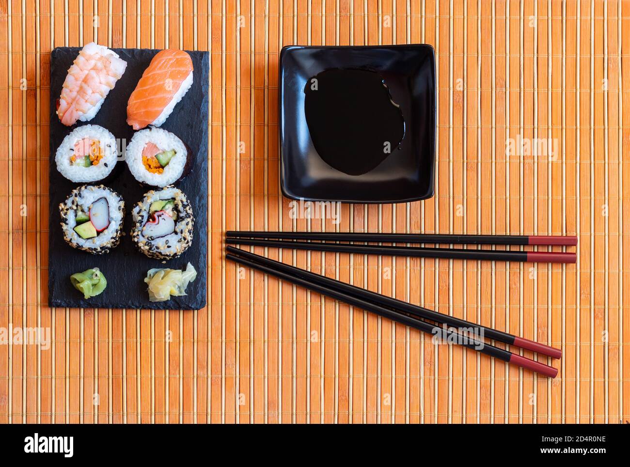 Table of original food Stock Photo - Alamy