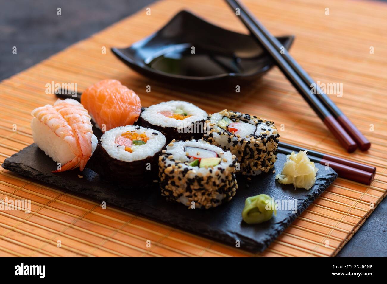 Table of original food Stock Photo - Alamy