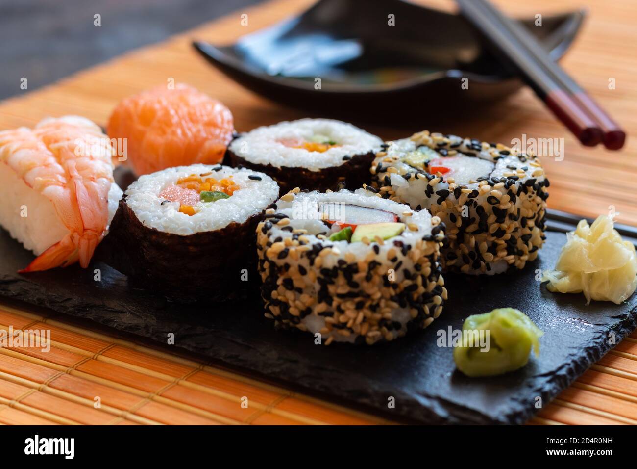 Table of original food Stock Photo - Alamy