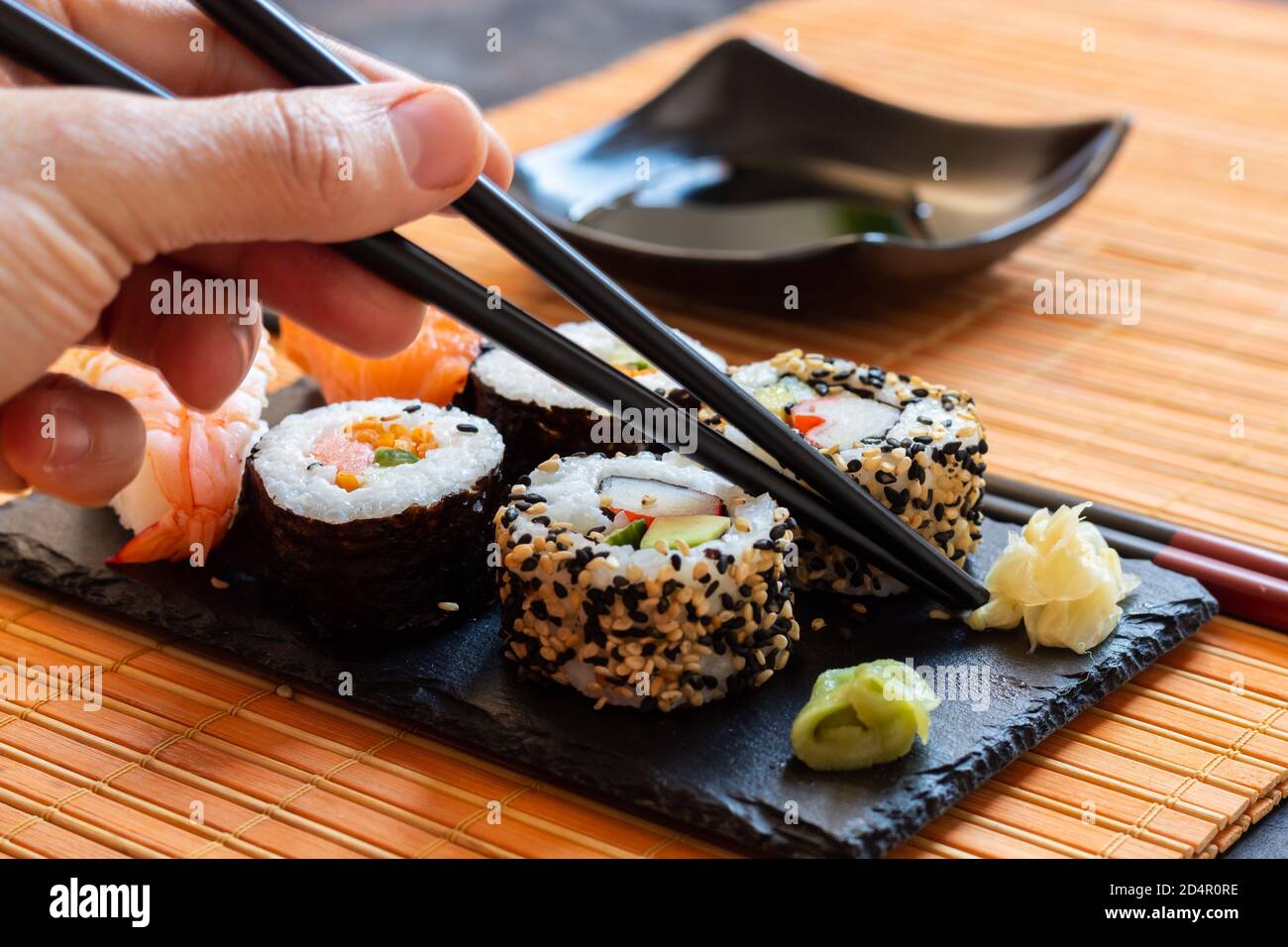 Table of original food Stock Photo - Alamy
