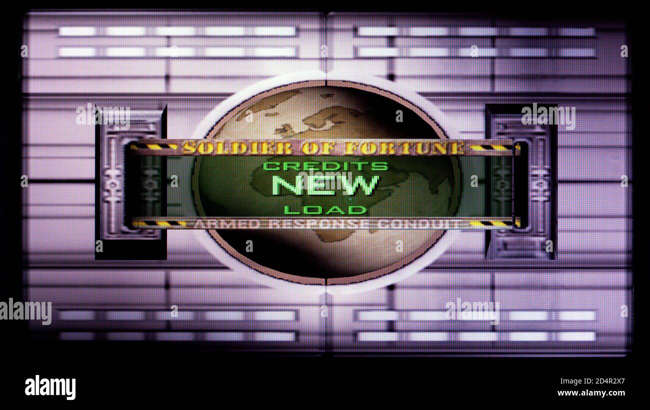 Soldier of Fortune - Sony Playstation 2 PS2 - Editorial use only Stock ...