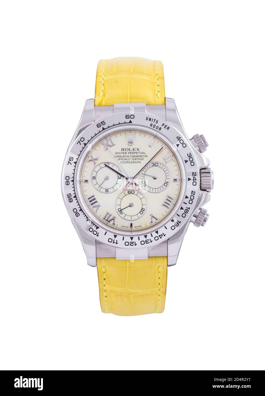 MANILA, PHILIPPINES - Oct 08, 2020: Luxury watch isolated on white ...