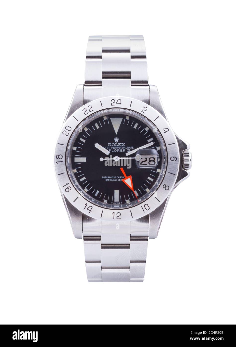 MANILA, PHILIPPINES - Oct 08, 2020: Luxury watch isolated on white ...