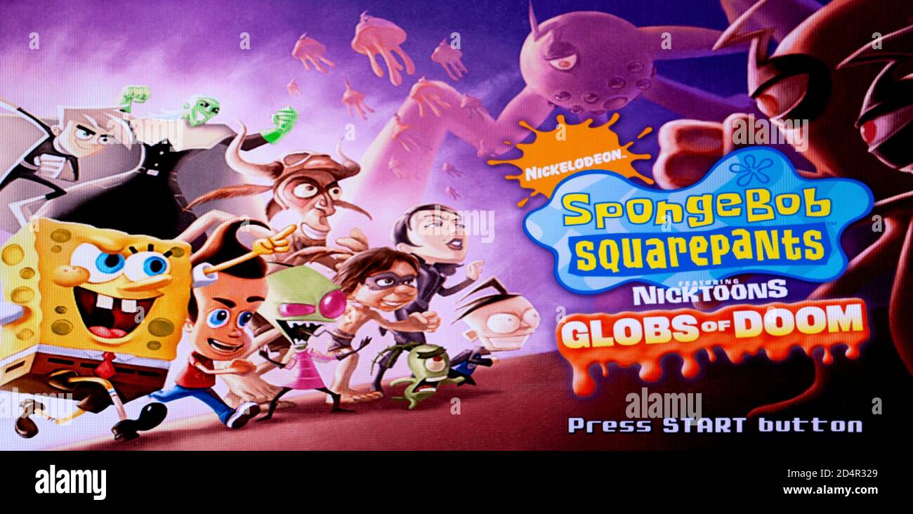 SpongeBob Squarepants - Globs of Doom - Sony Playstation 2 PS2 ...