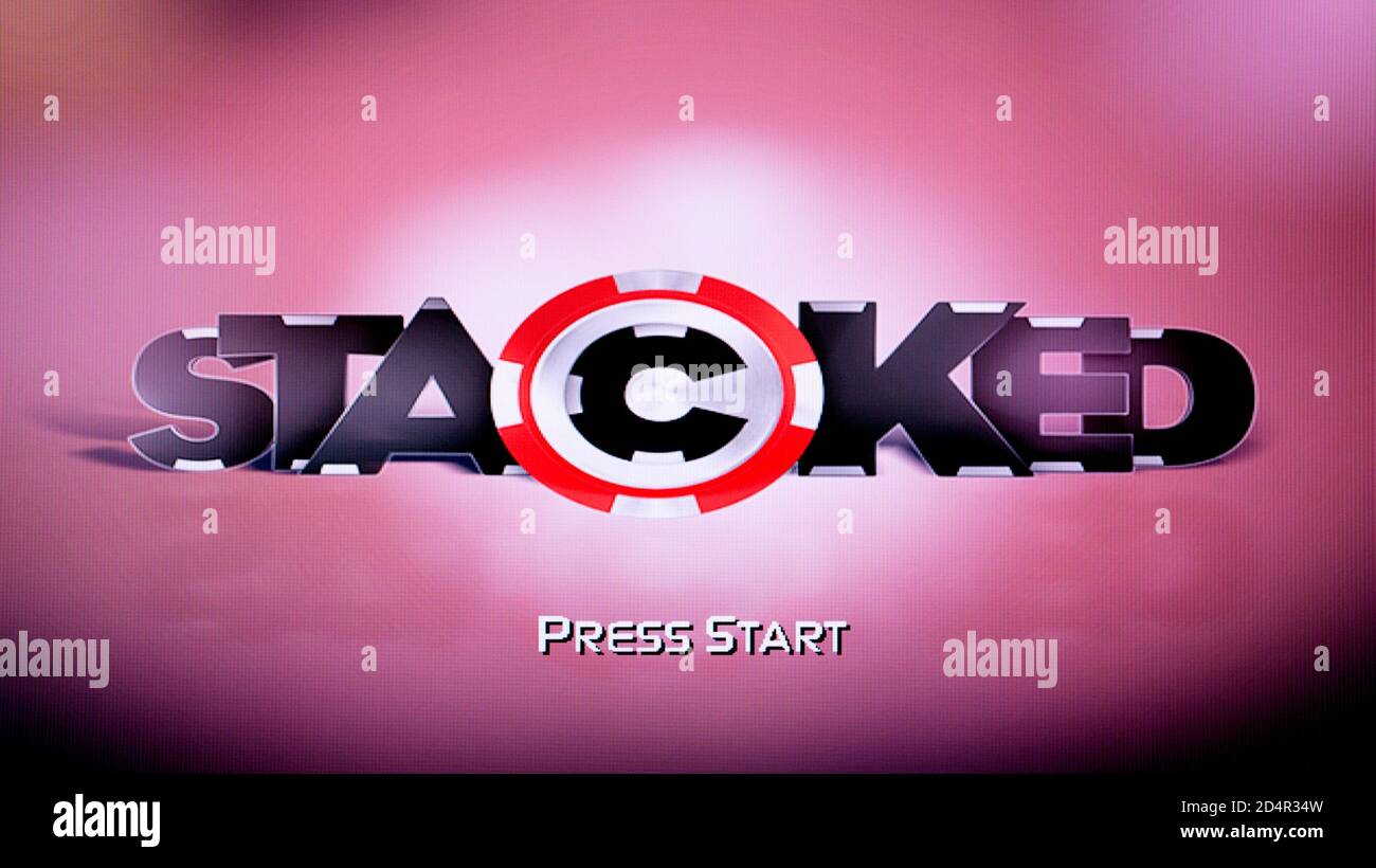 Stacked - Sony Playstation 2 PS2 - Editorial use only Stock Photo - Alamy