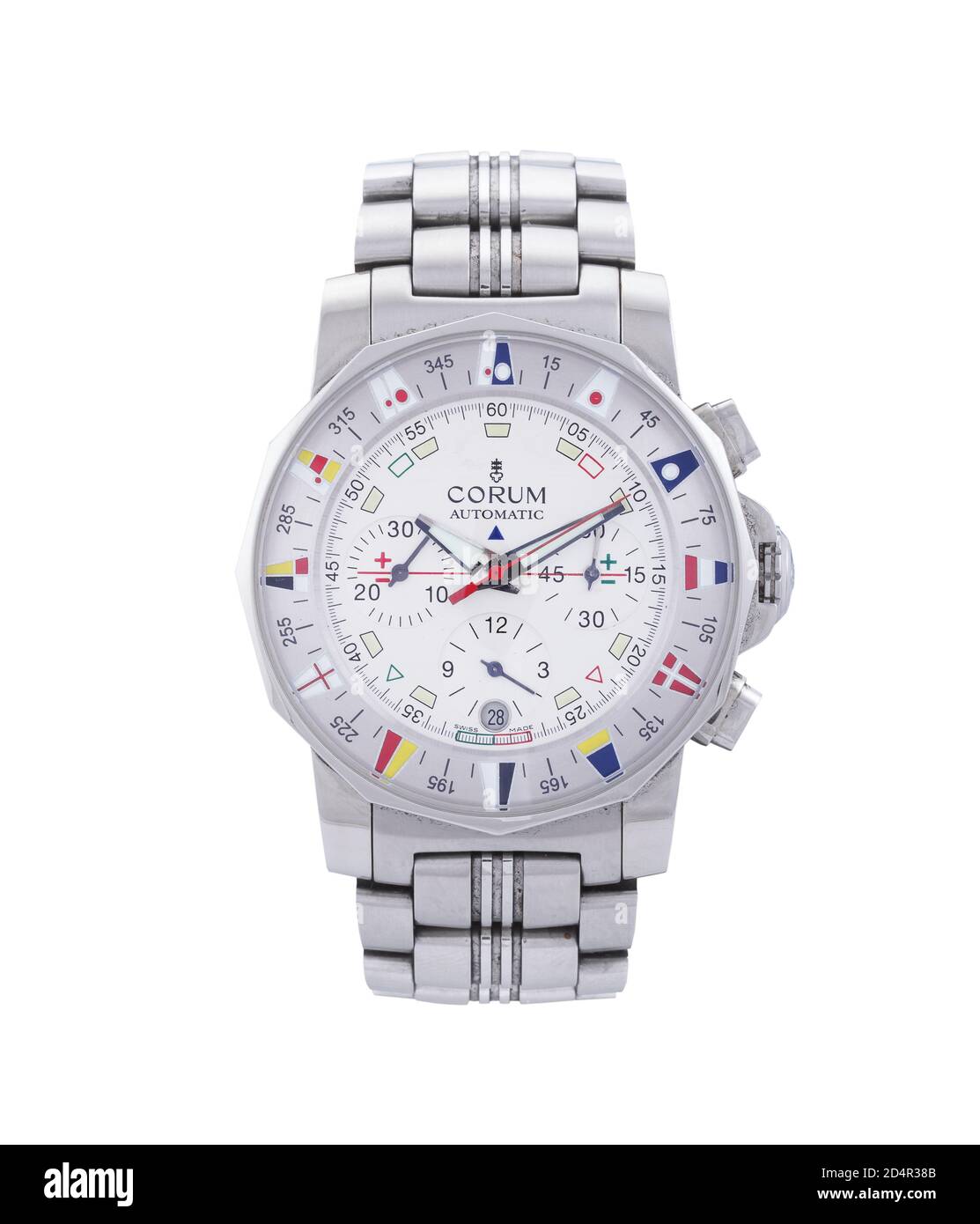 MANILA, PHILIPPINES - Oct 08, 2020: Luxury watch isolated on white ...