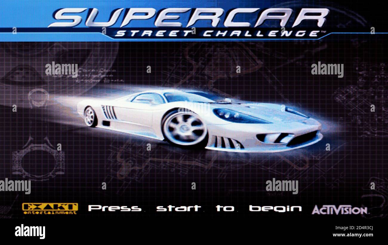 Supercar Street Challenge - Sony Playstation 2 PS2 - Editorial use only Stock Photo - Alamy