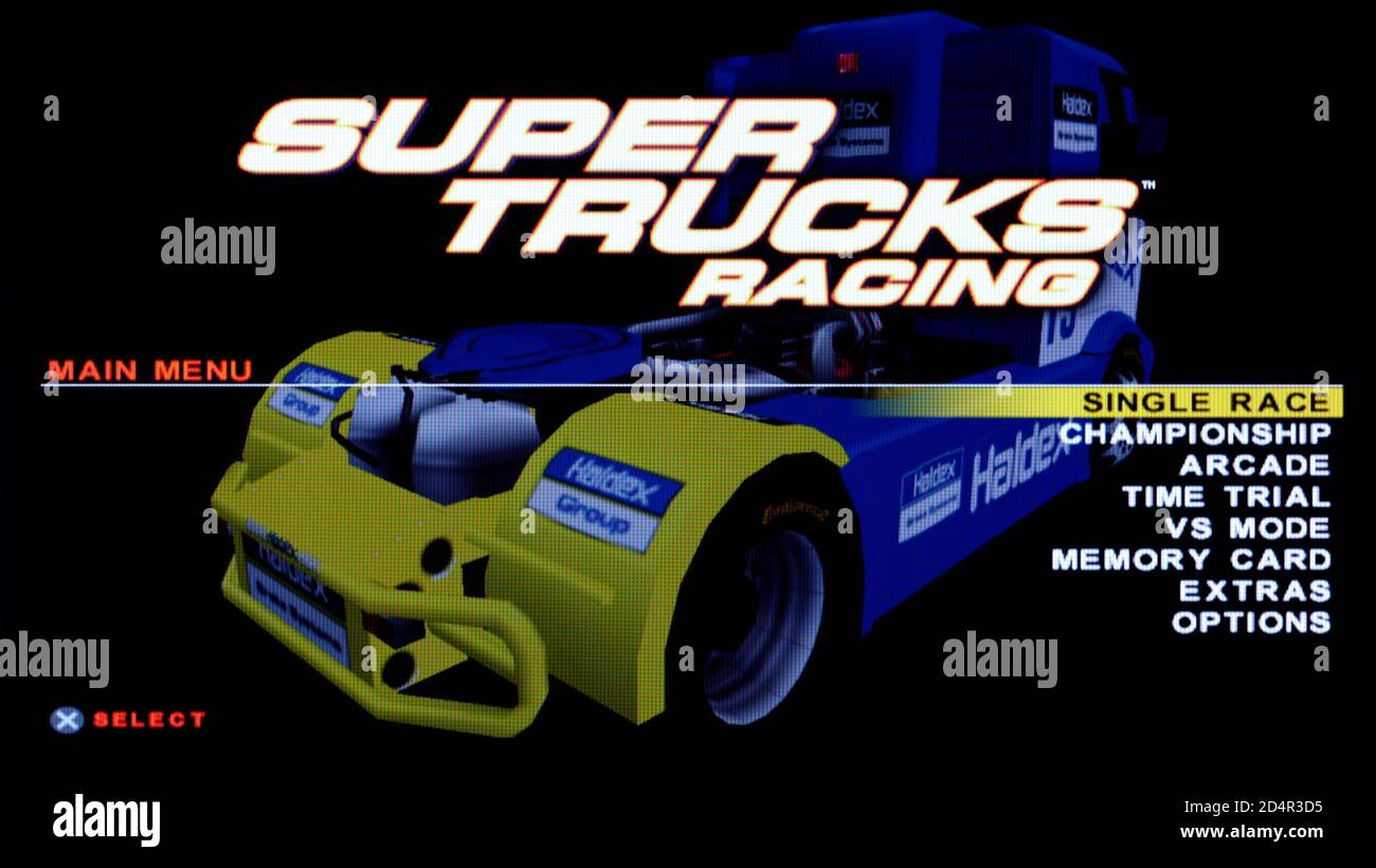 Super Trucks Racing - Sony Playstation 2 PS2 - Editorial use only Stock ...
