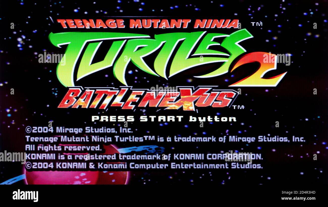 Teenage Mutant Ninja Turtles 2- Battle Nexus - Sony Playstation 2 PS2 ...