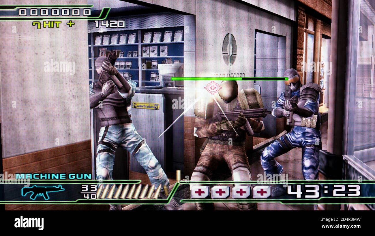 Time Crisis - Crisis Zone - Sony Playstation 2 PS2 - Editorial use only ...