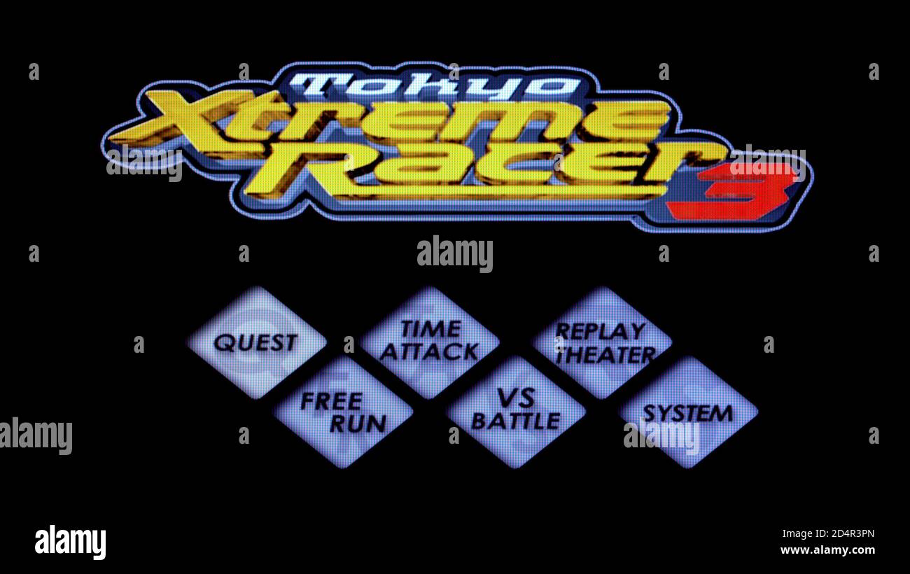 Tokyo Xtreme Racer 3 - Sony Playstation 2 PS2 - Editorial use only ...