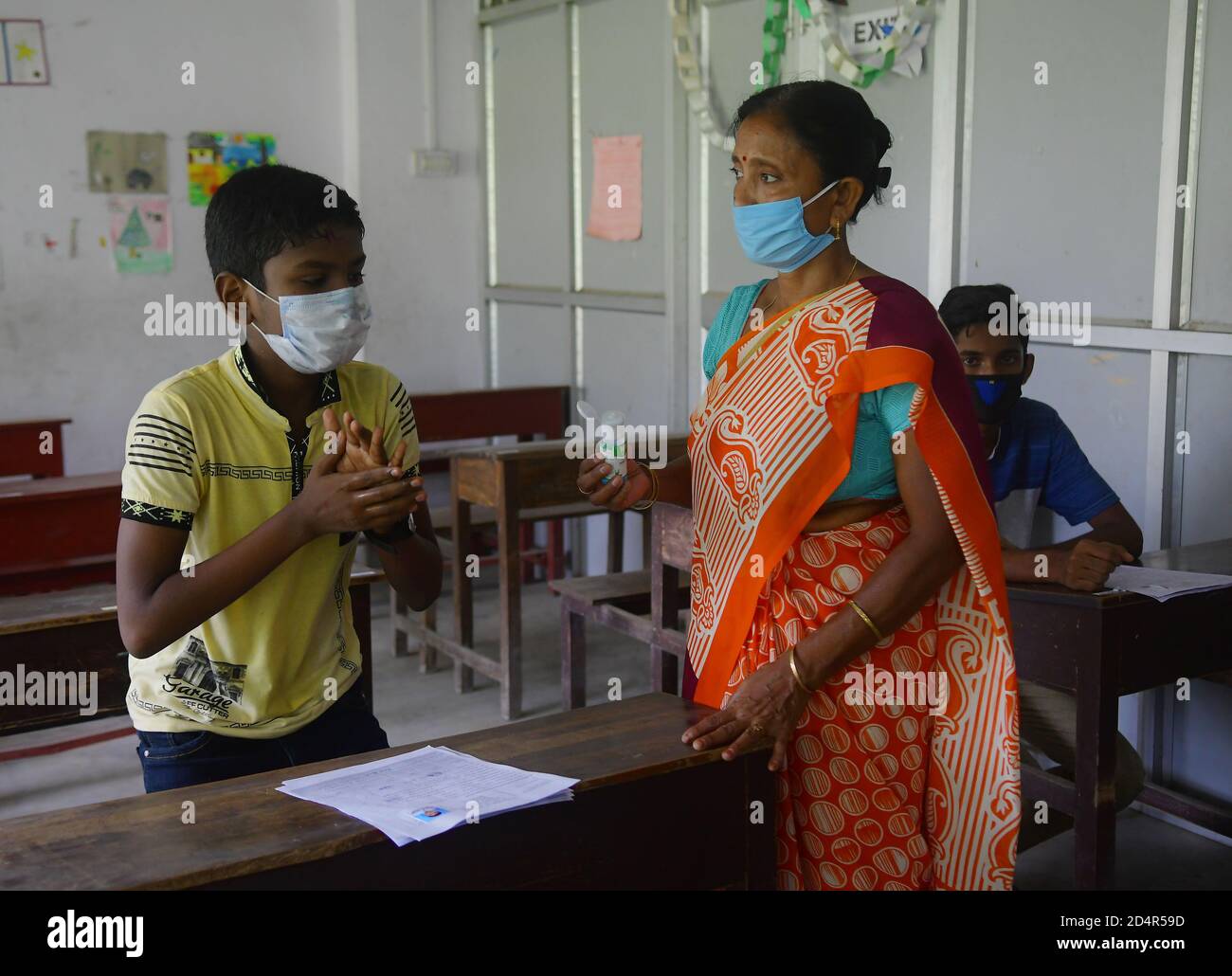A clerical staff member of the Shishu Bihar English Medium School is ...