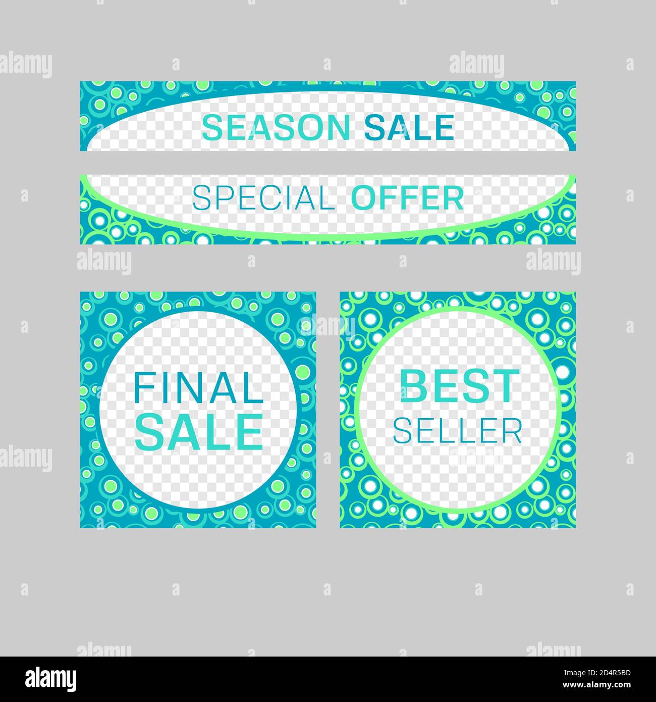 Modern abstract vector frames. Editable design templates for web ...