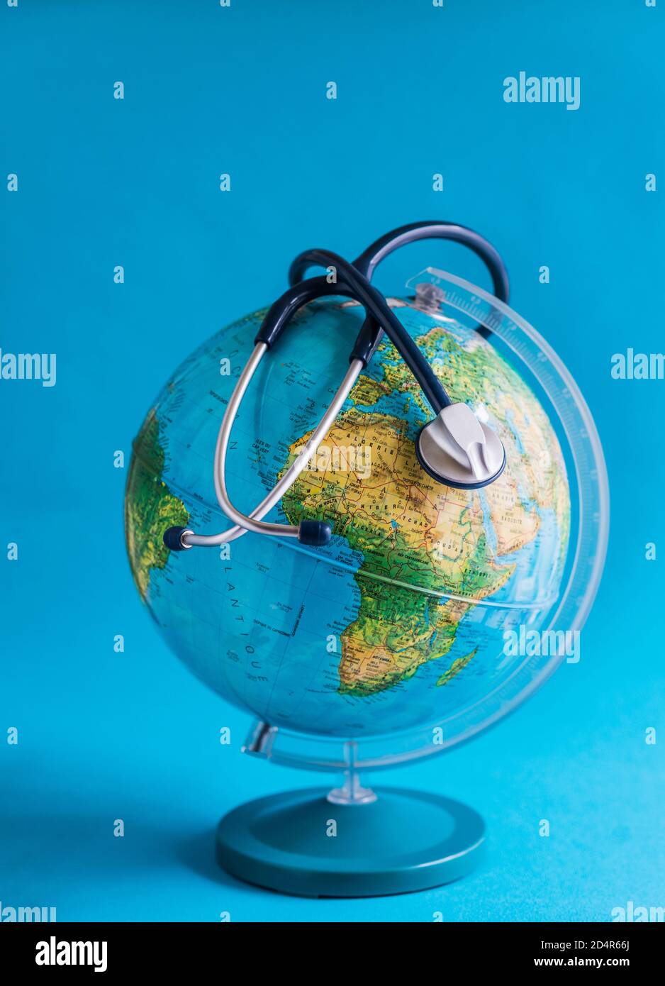 Stethoscope on planet earth hi-res stock photography and images - Alamy