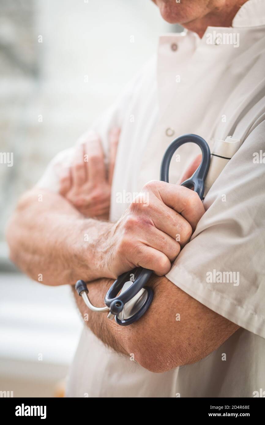 Doctor with a stethoscope Stock Photo - Alamy