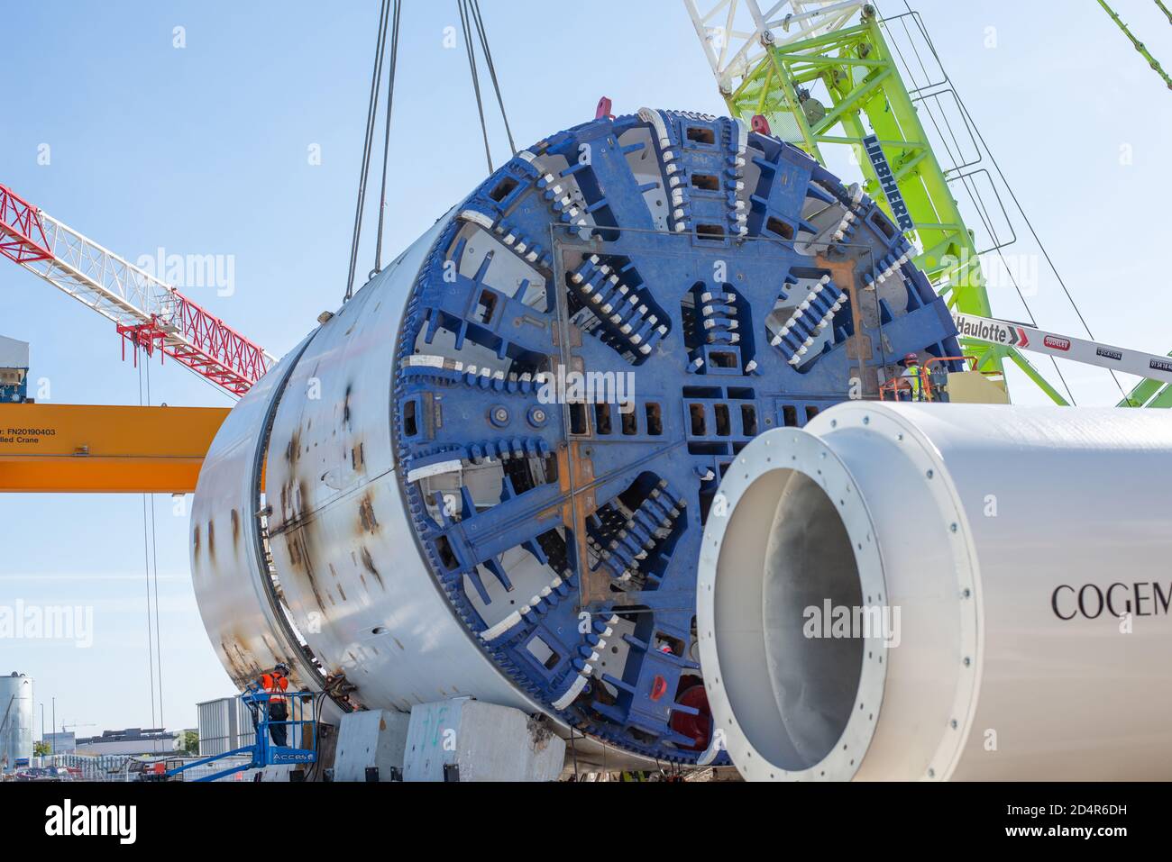 Tunnel boring machine france hi-res stock photography and images - Alamy