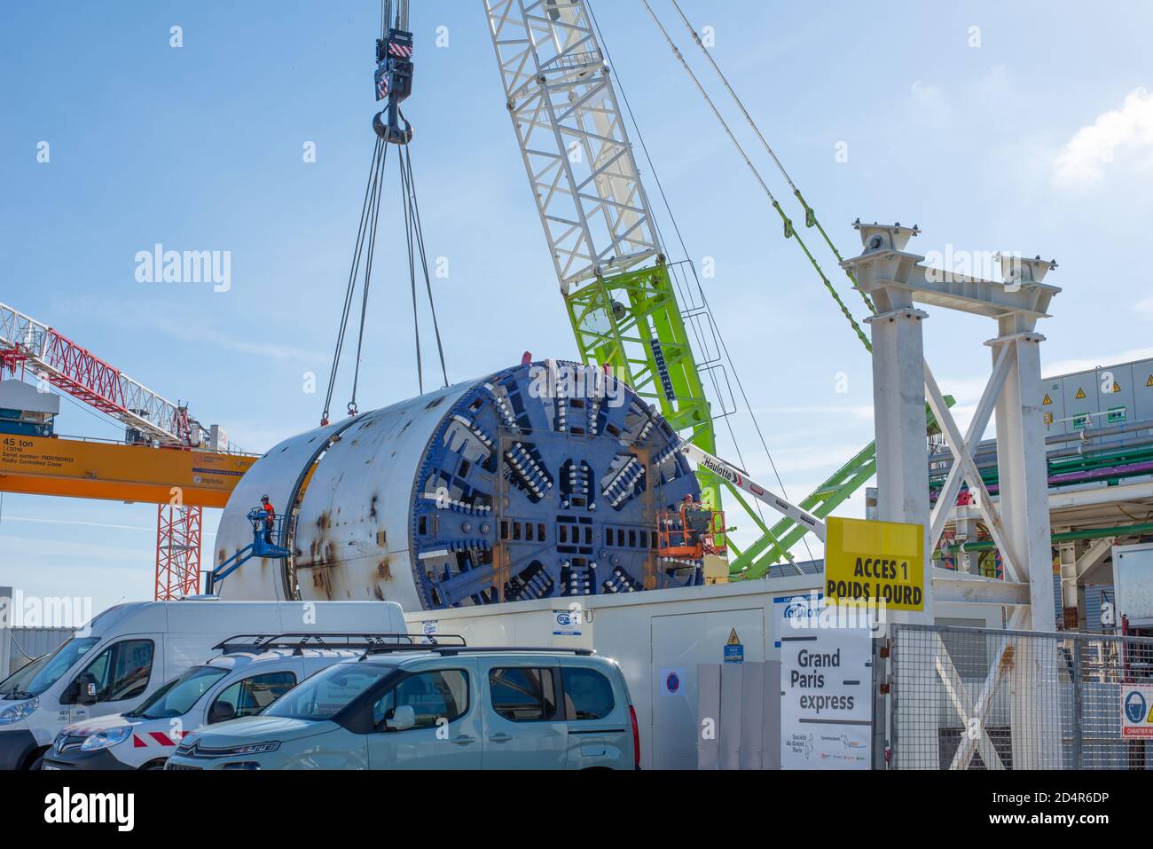 France, Seine-Saint-Denis, Le Bourget, Grand Paris Express, maintenance ...