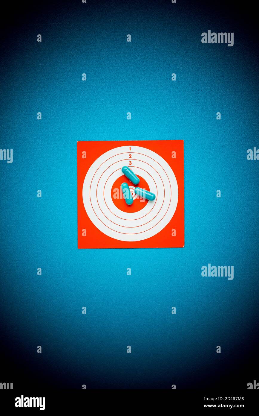 Illustration of the target drug Stock Photo - Alamy