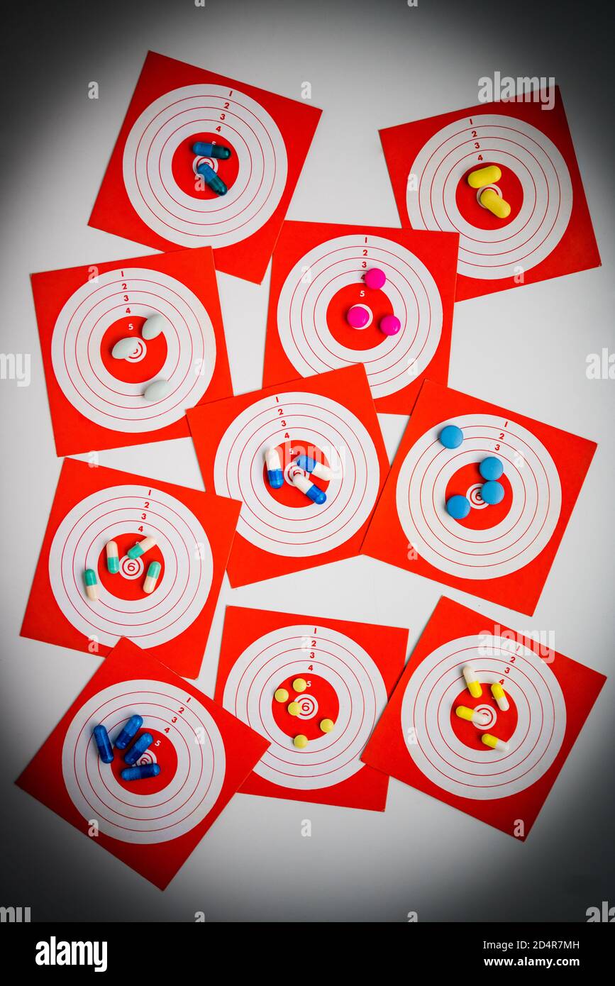 Illustration of the target drug Stock Photo - Alamy