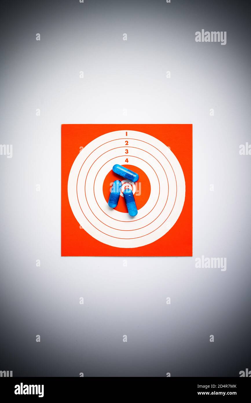 Illustration of the target drug Stock Photo - Alamy