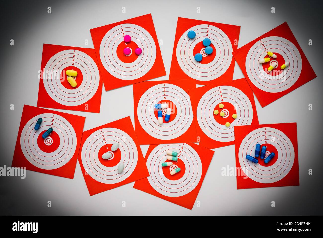 Illustration of the target drug Stock Photo - Alamy