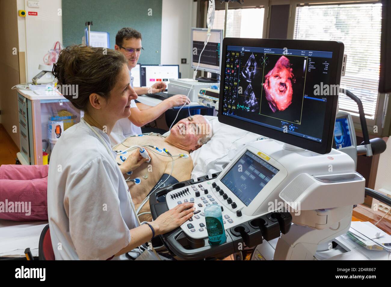 Dobutamine echocardiography or stress echography, Non-invasive ...
