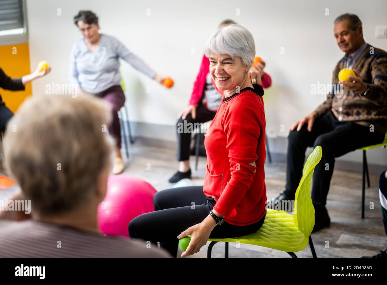 Physical exercise program facilitated by a coach and supervised by a ...