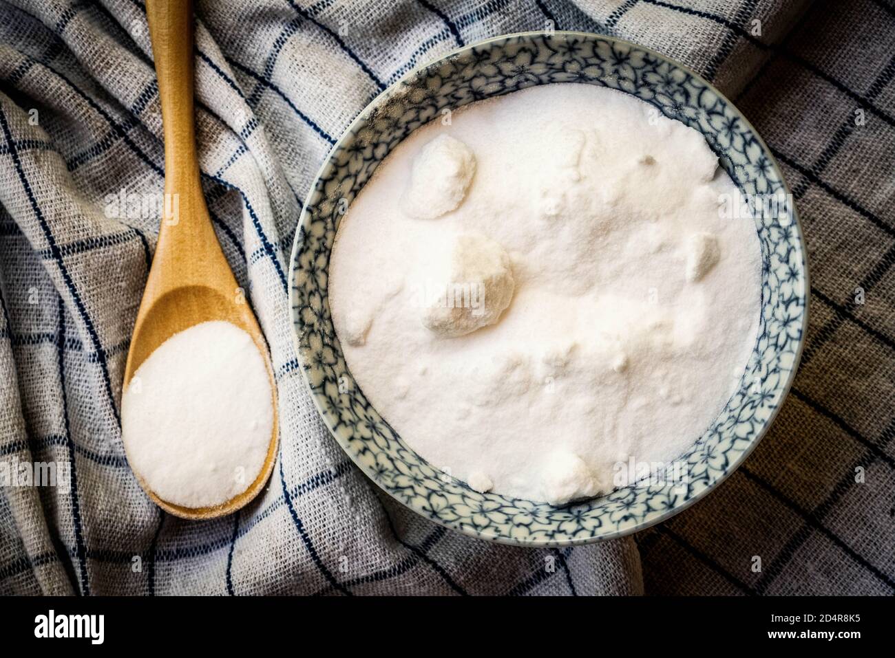 Powder of sodium bicarbonate Stock Photo - Alamy