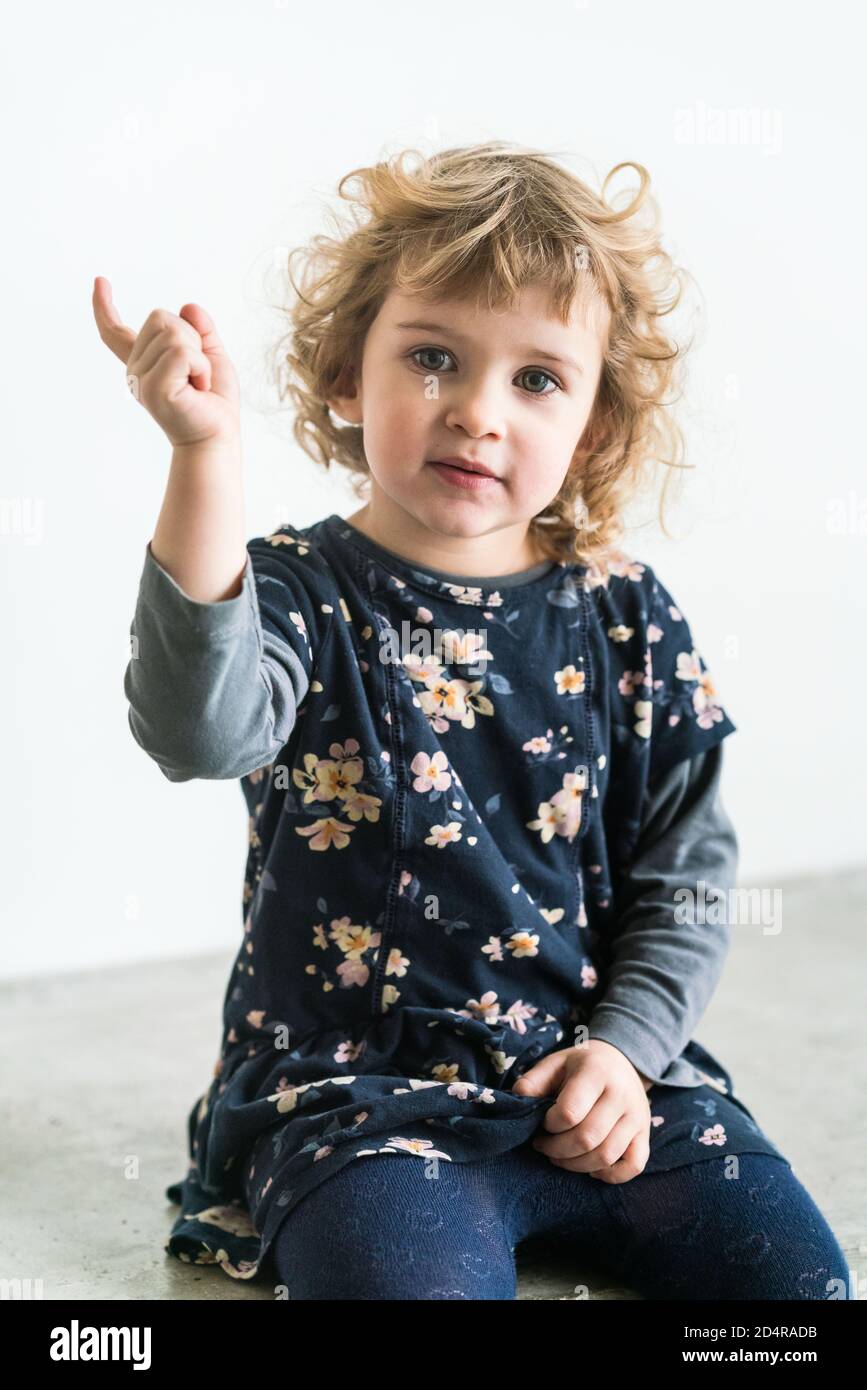 3 year old girl Stock Photo - Alamy