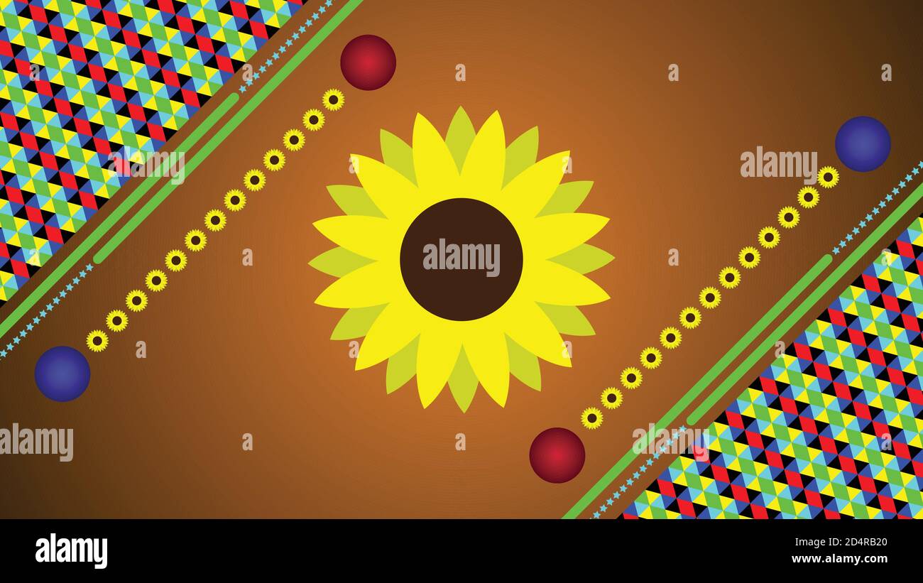 Sunflower vectors hi-res stock photography and images - Alamy