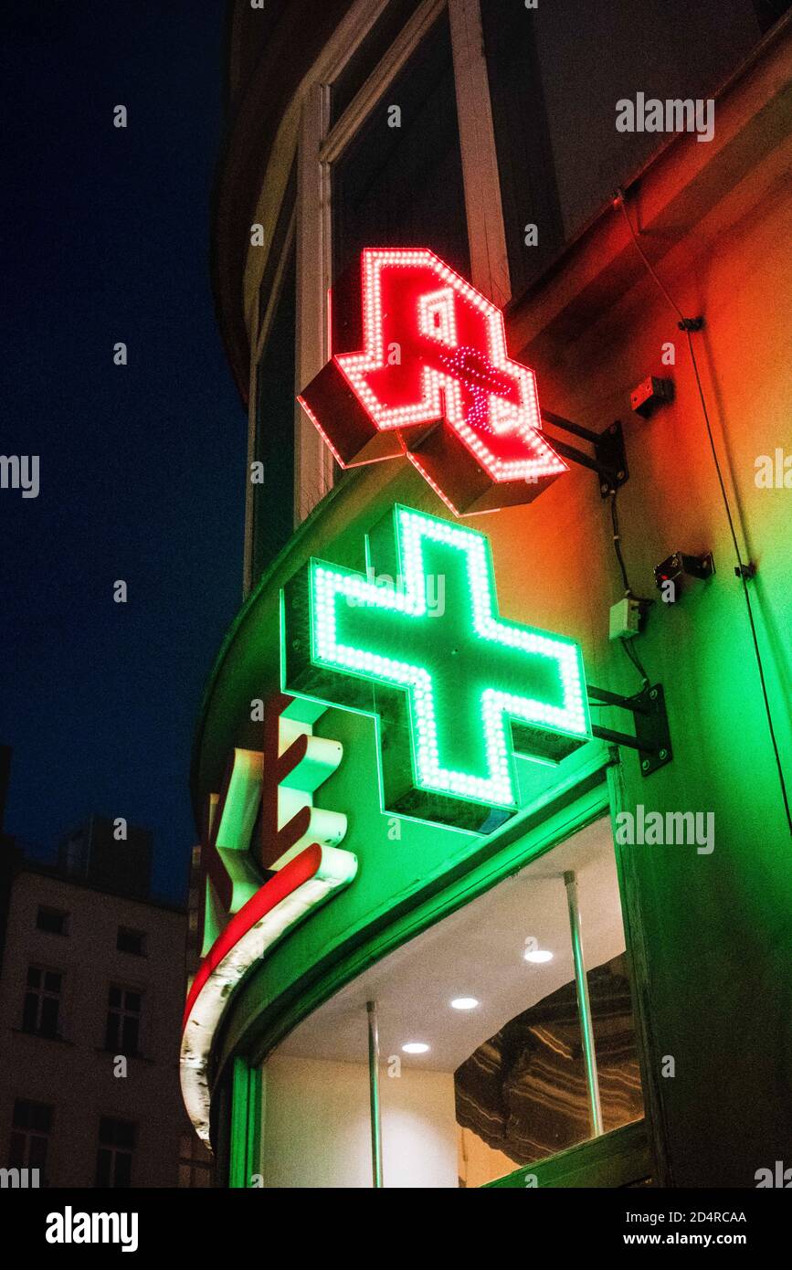 Pharmacy, Berlin Germany Stock Photo - Alamy
