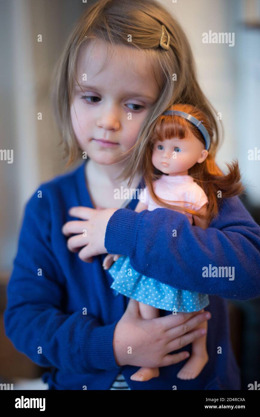 4 Year Old Girl With Her Doll Stock Photo Alamy 4-year-old-girl-with-her-doll-stock-photo-alamy