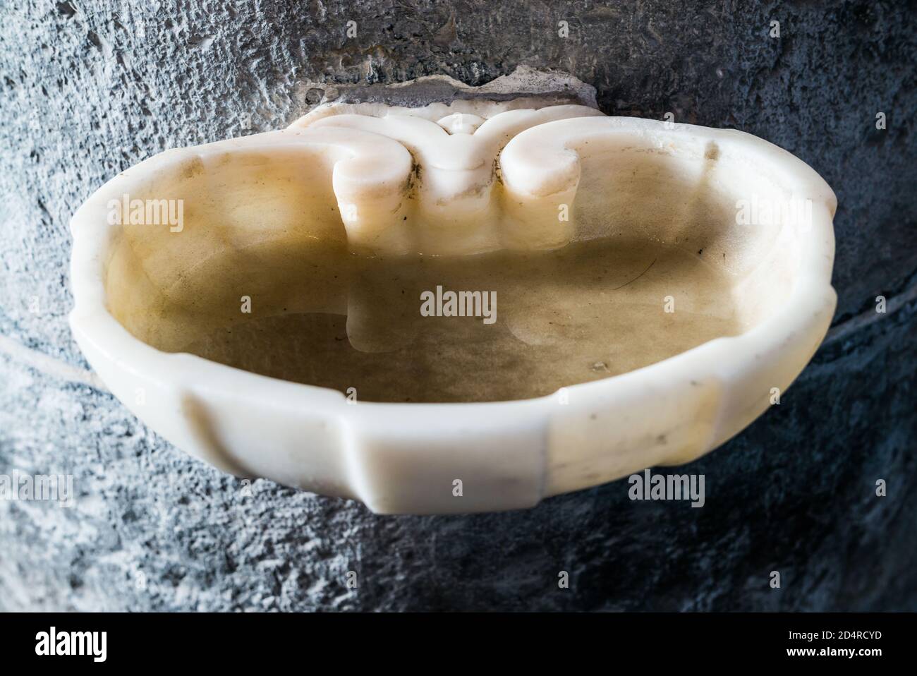 Stoup in a church Stock Photo - Alamy